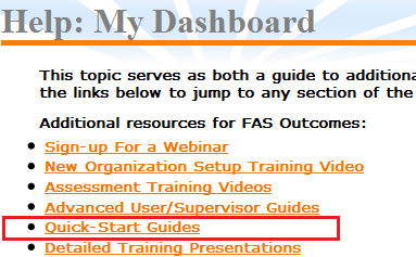 Functional Assessment Systems : FAS Outcomes - Train your staff