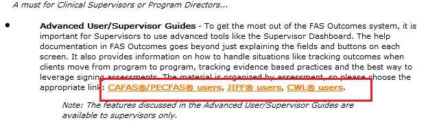 Functional Assessment Systems : FAS Outcomes - Train your staff